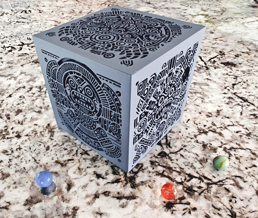 Mayan Marble Maze by ThillyGooth MakerWorld: Download Free 3D Models
