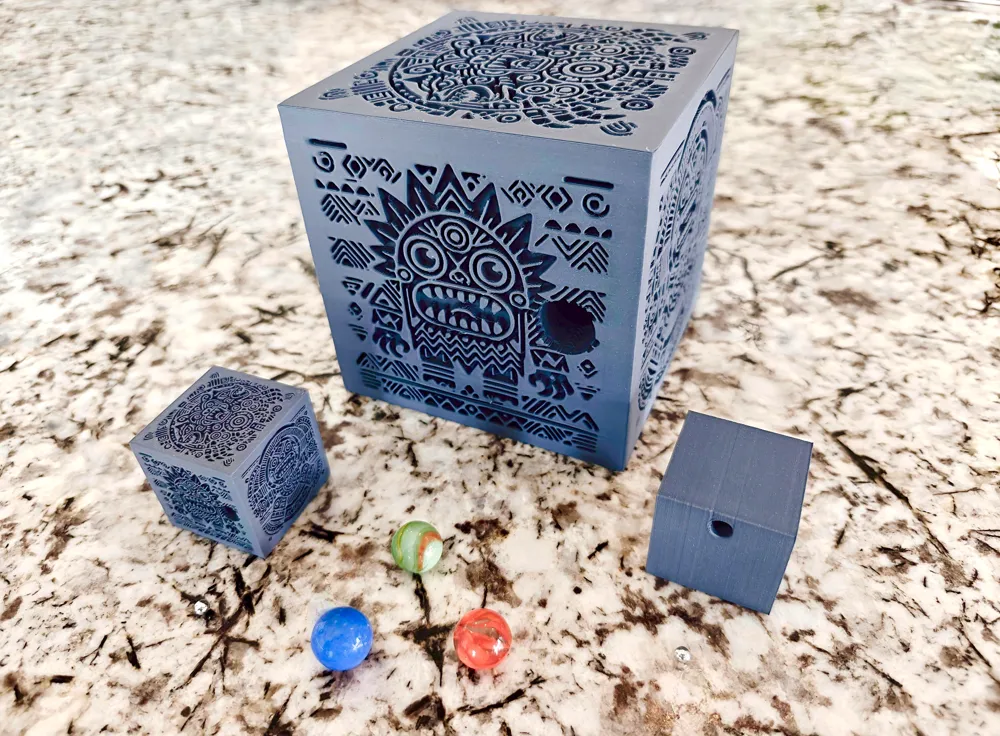 Mayan Marble Maze by ThillyGooth MakerWorld: Download Free 3D Models