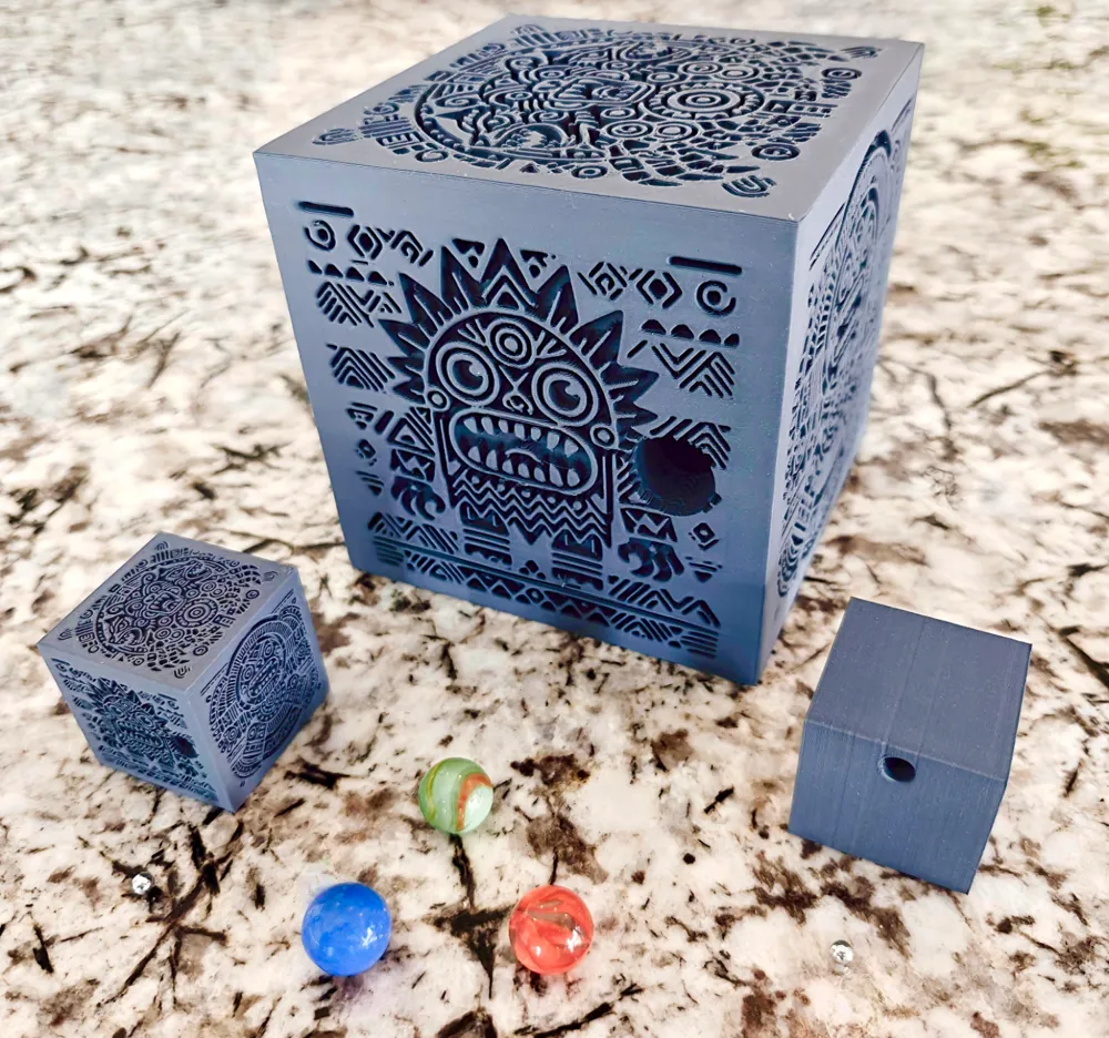 Mayan Marble Maze by ThillyGooth MakerWorld: Download Free 3D Models