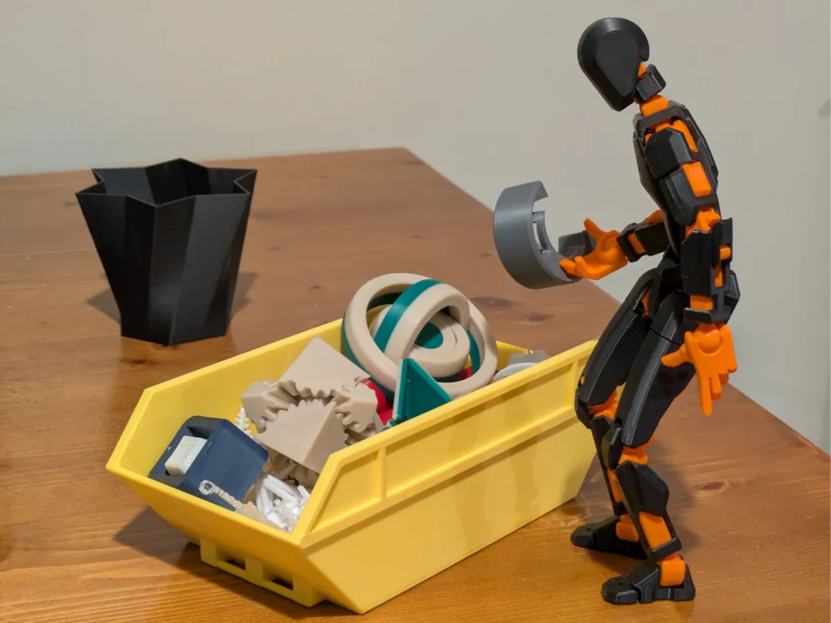 Desktop Tidy -Skip - Free 3D Print Model - MakerWorld