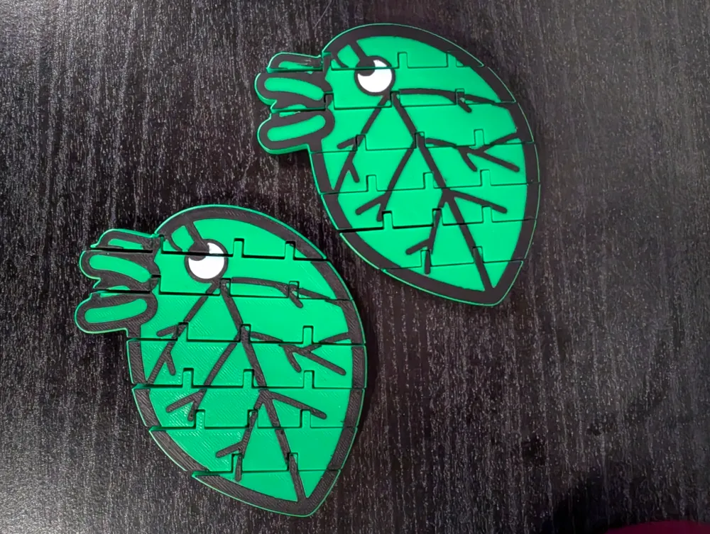 Flexi Walking leaf from Bluey - Free 3D Print Model - MakerWorld