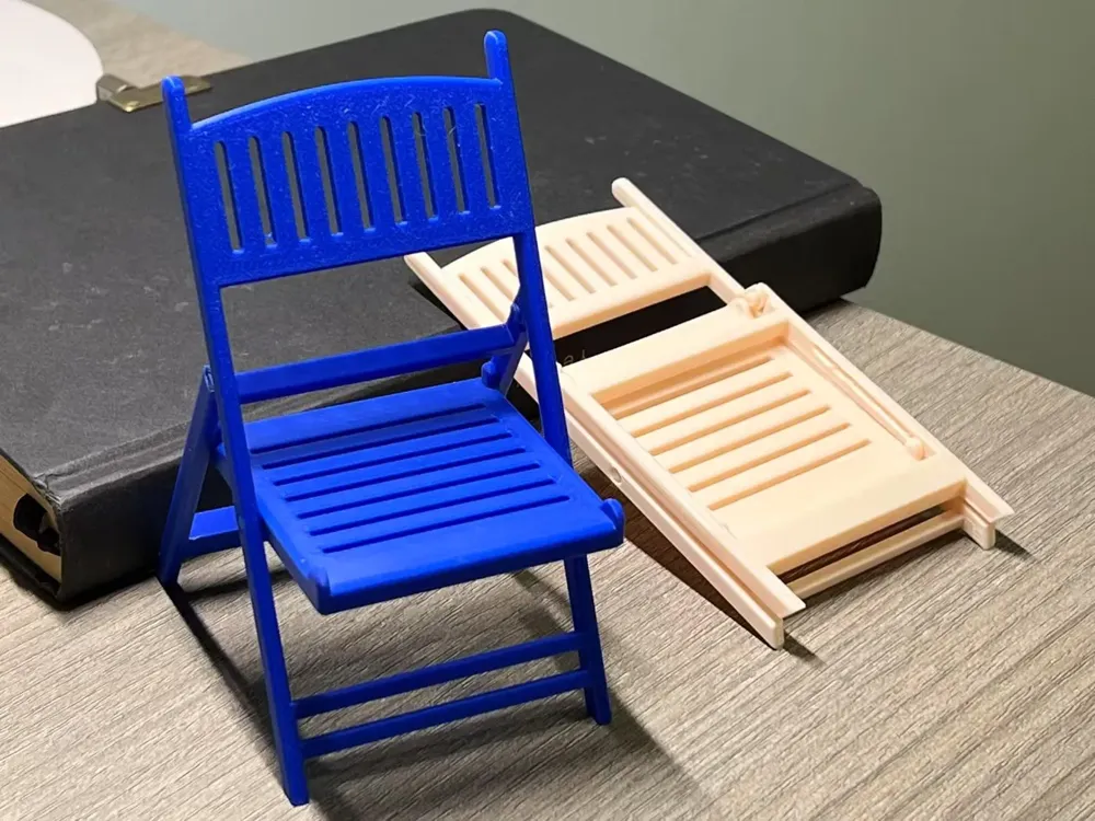 Folding Chair | Phone Stand - Free 3D Print Model - MakerWorld