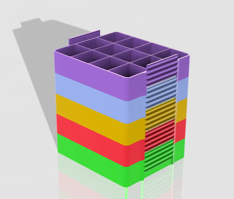 Stackable organizer for small things (200x230mm) by 3D servis - MakerWorld