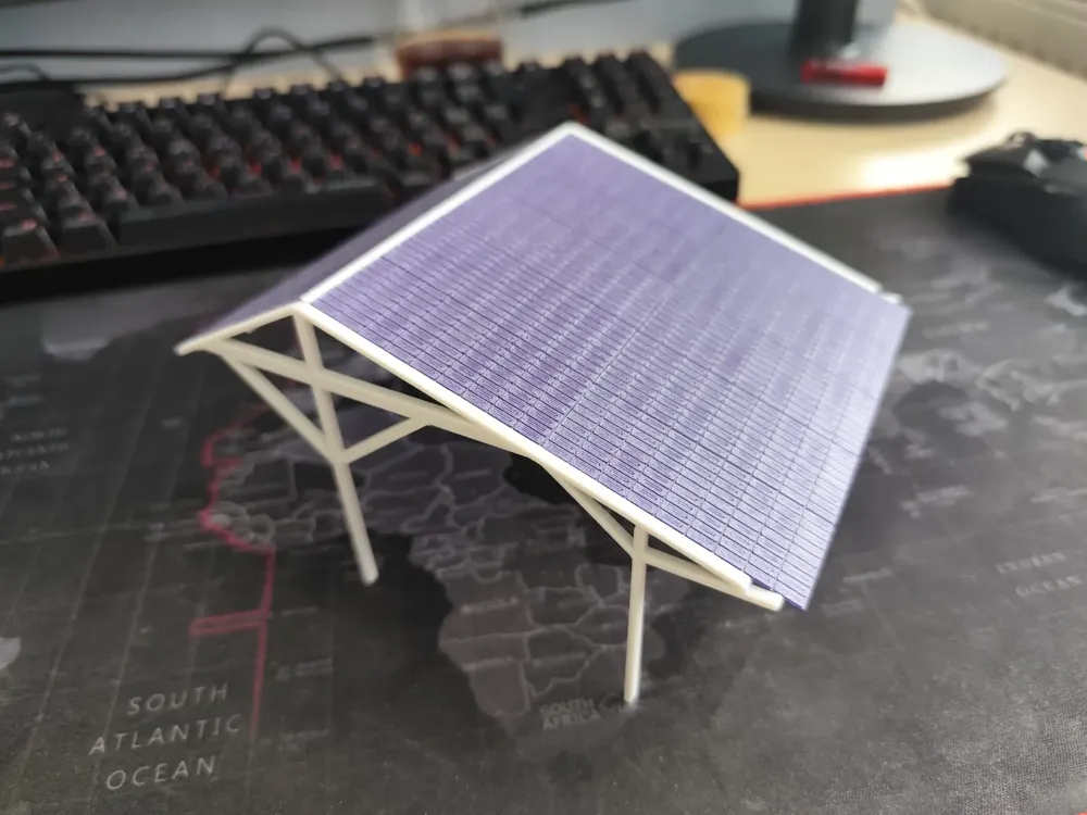 Solar Carport – Modular Photovoltaic Model - Free 3D Print Model ...