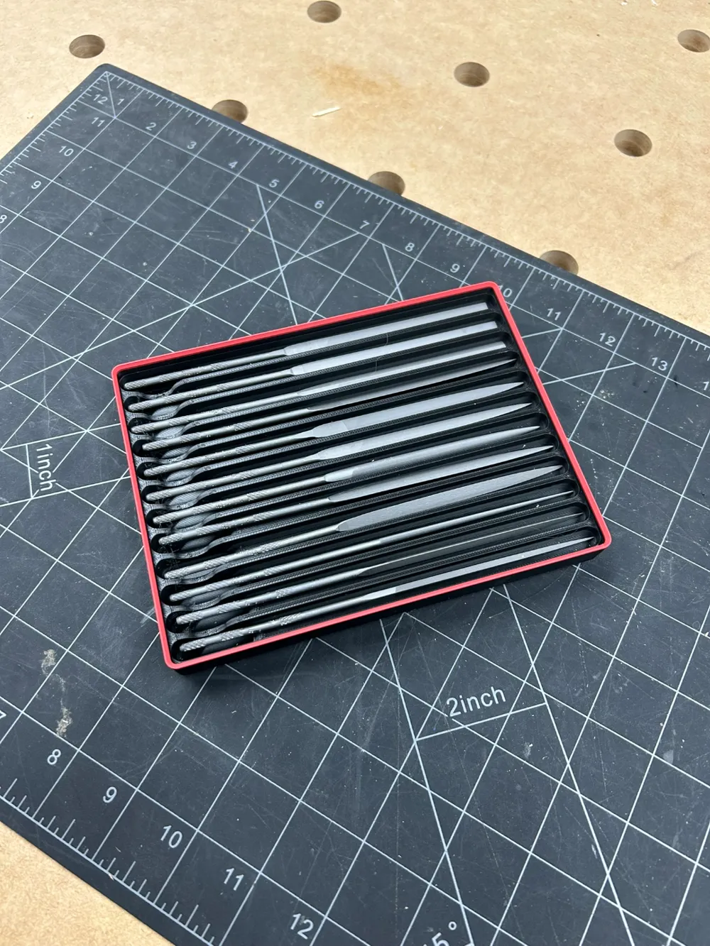 Gridfinity Needle File Tray by schuylab - MakerWorld