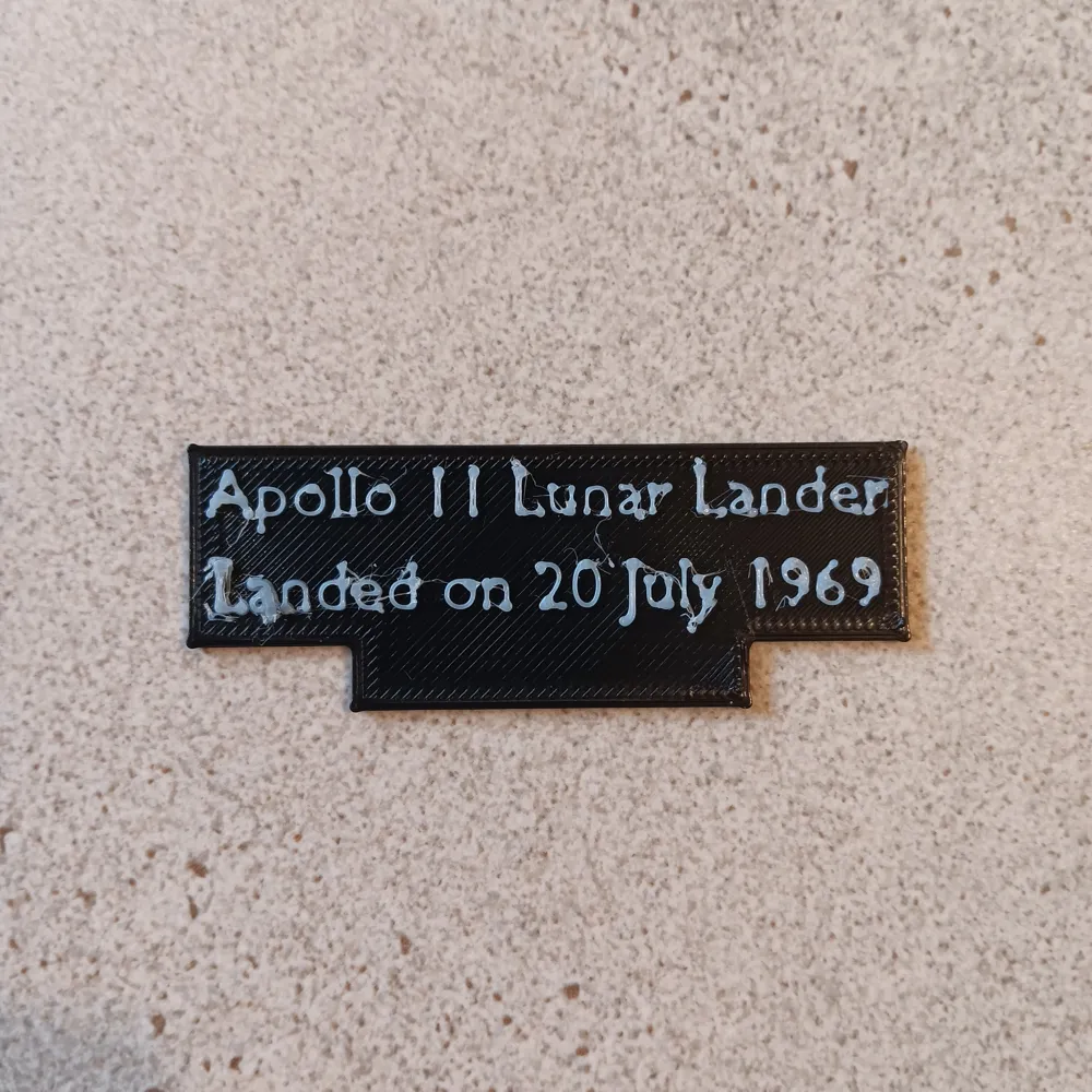 Apollo 11 lunar lander - Free 3D Print Model - MakerWorld