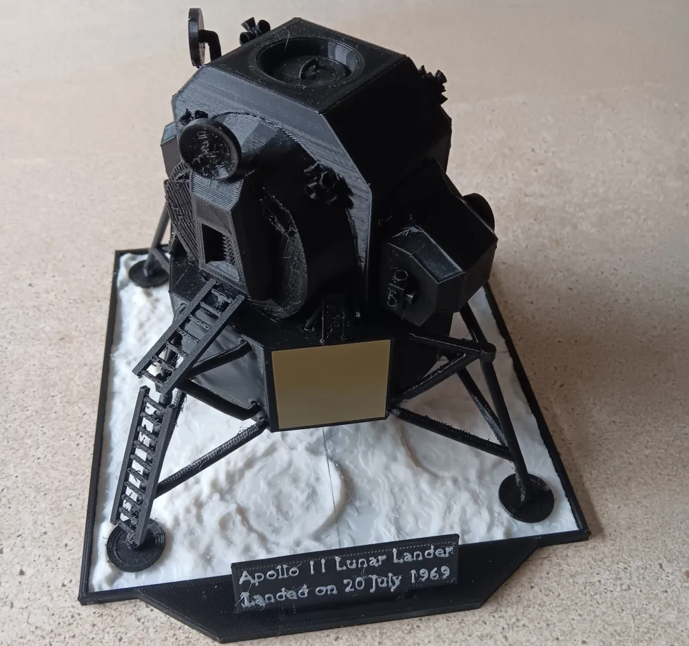 Apollo 11 lunar lander - Free 3D Print Model - MakerWorld