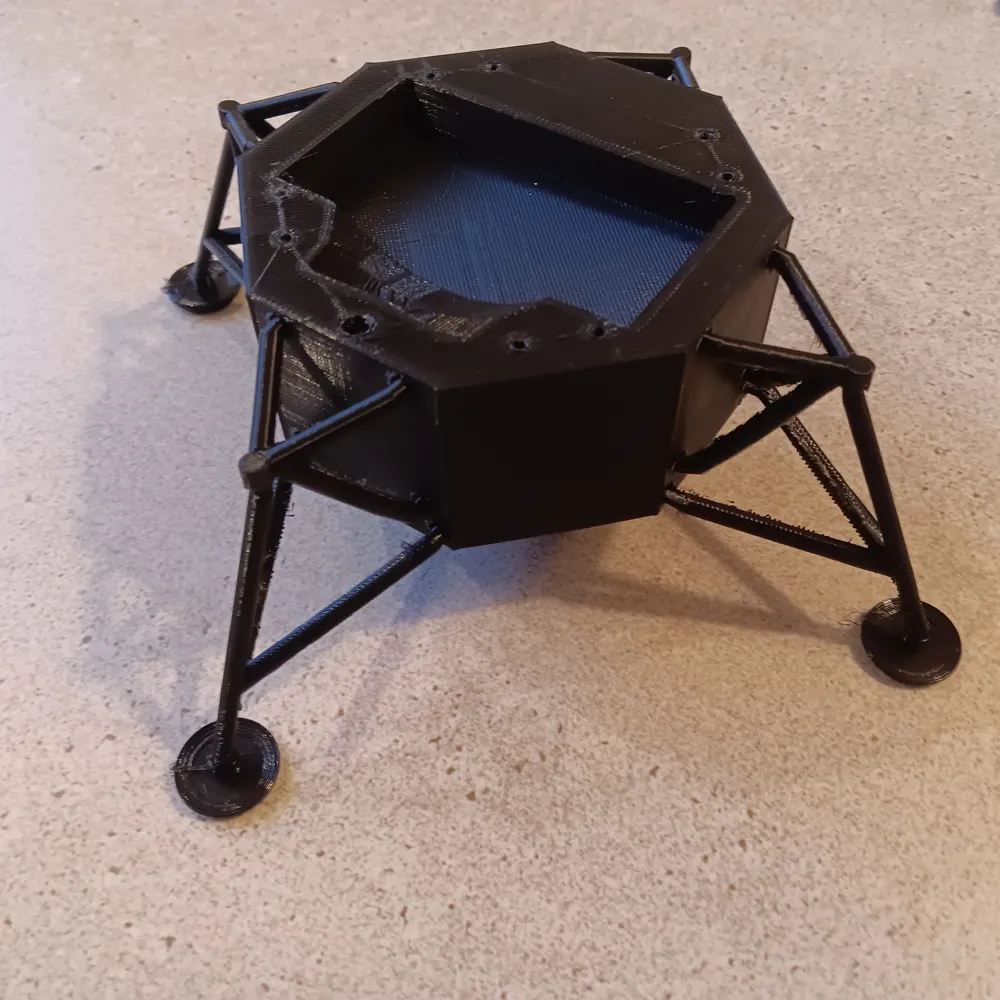 Apollo 11 lunar lander - Free 3D Print Model - MakerWorld