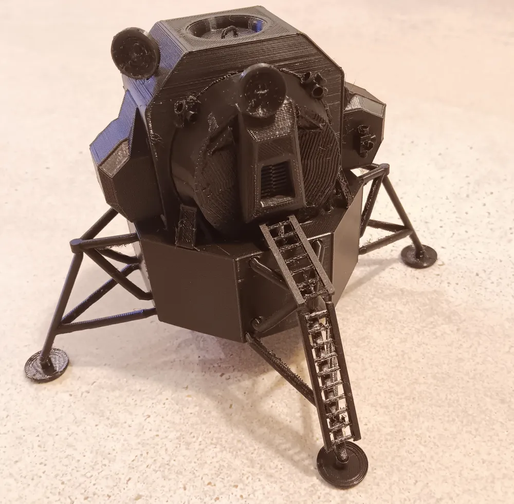 Apollo 11 lunar lander - Free 3D Print Model - MakerWorld