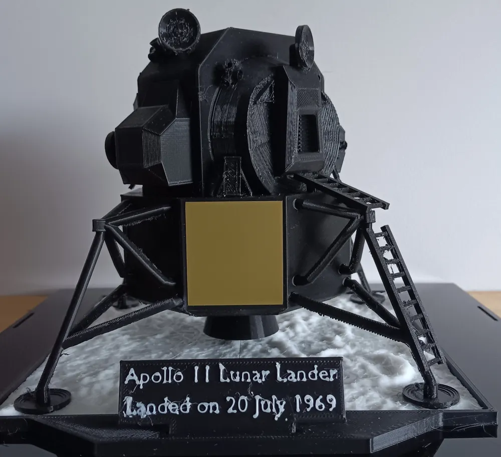 Apollo 11 lunar lander - Free 3D Print Model - MakerWorld