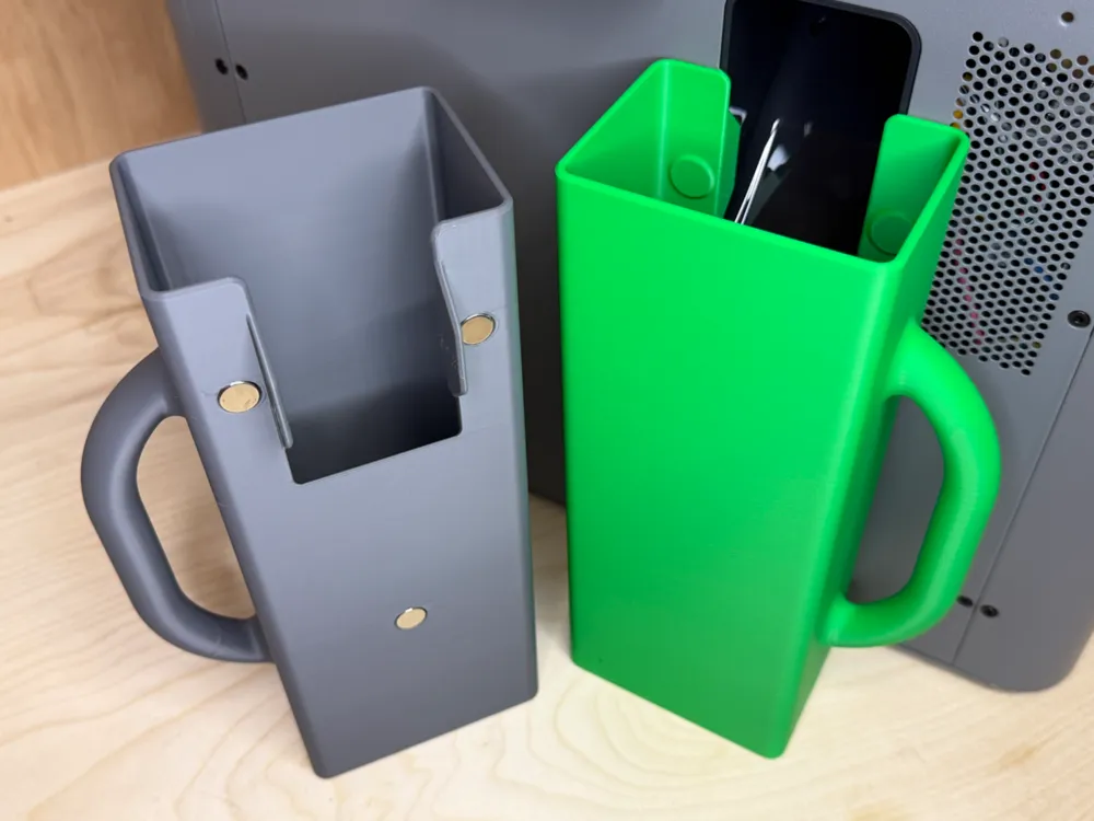 Poop Box P2S Waste Container, Container with Handle - Free 3D Print ...