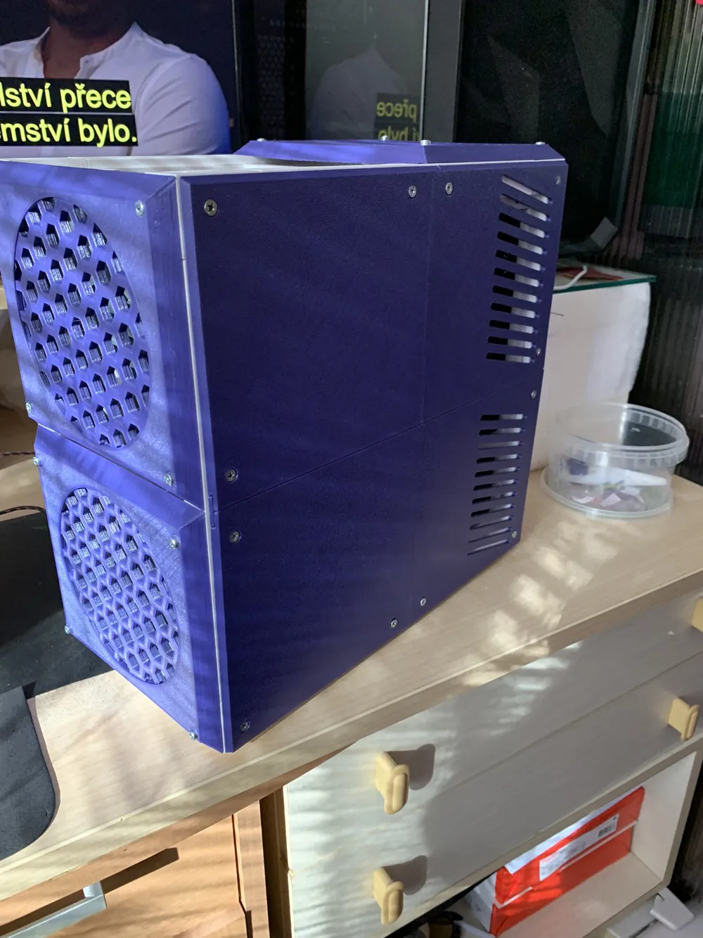 COMPLETELY 3D PRINTED 11L MATX CASE -SFX PSU by intommy - MakerWorld