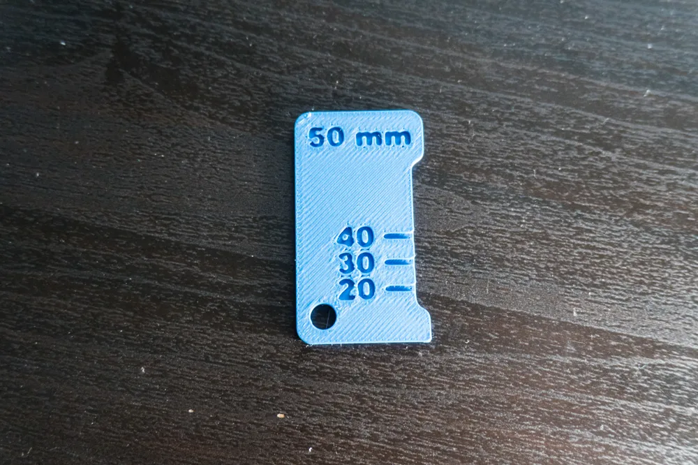 MTB Suspension Shock Sag Gauge - Free 3D Print Model - MakerWorld