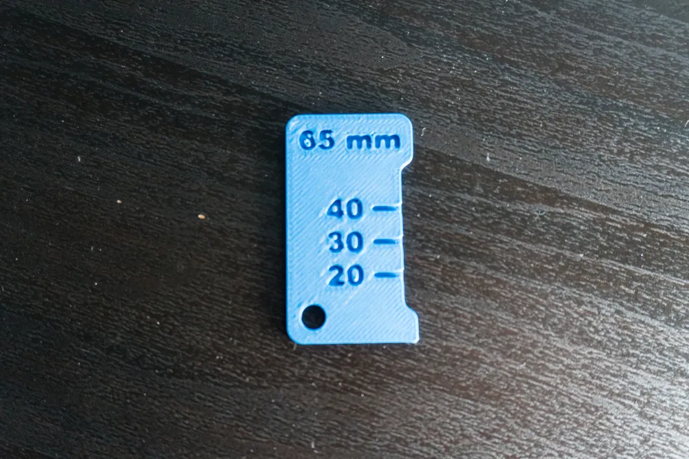 MTB Suspension Shock Sag Gauge - Free 3D Print Model - MakerWorld