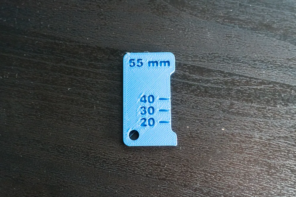 MTB Suspension Shock Sag Gauge - Free 3D Print Model - MakerWorld
