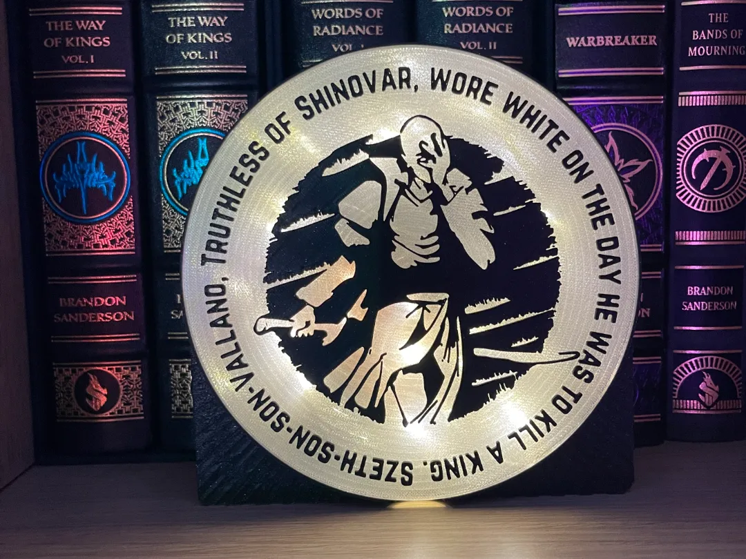 Nook de livre Szeth-Son-Son-Vallano Stormlight Archive - Modèle d ...