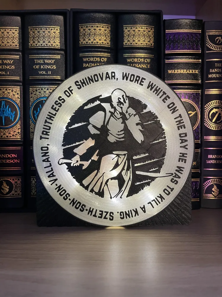 Nook de livre Szeth-Son-Son-Vallano Stormlight Archive - Modèle d ...