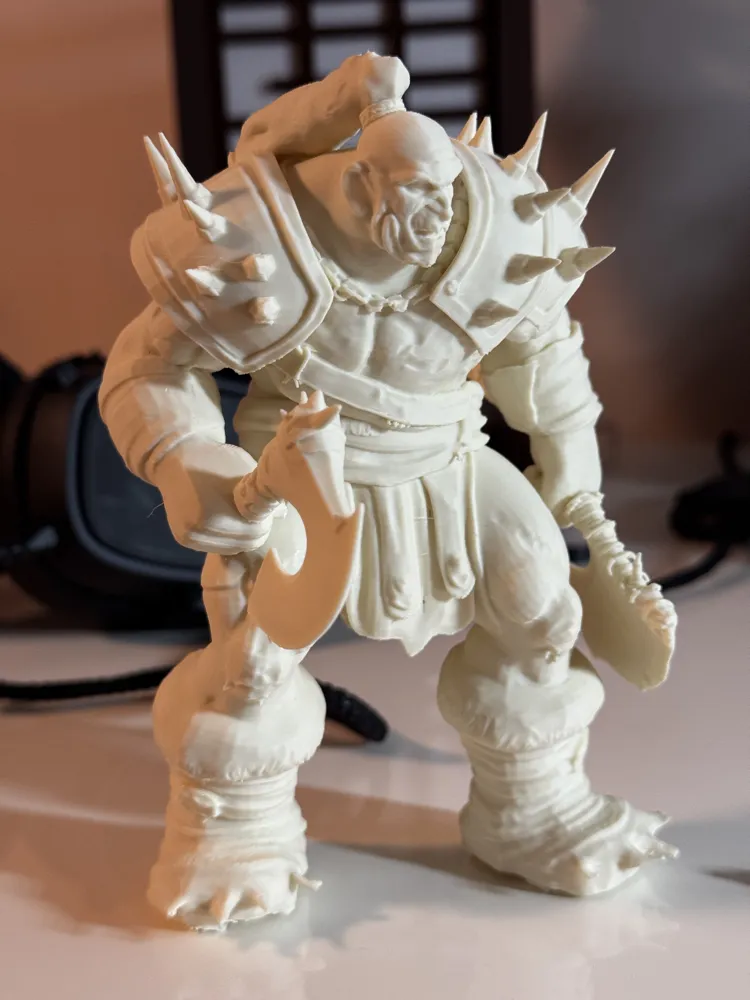 Orc de Wow - Modelo gratuito para impressão 3D - MakerWorld