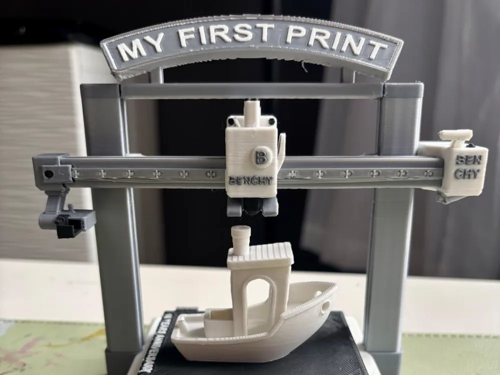 My first print - Benchy 10 years anniversary by gori MakerWorld ...