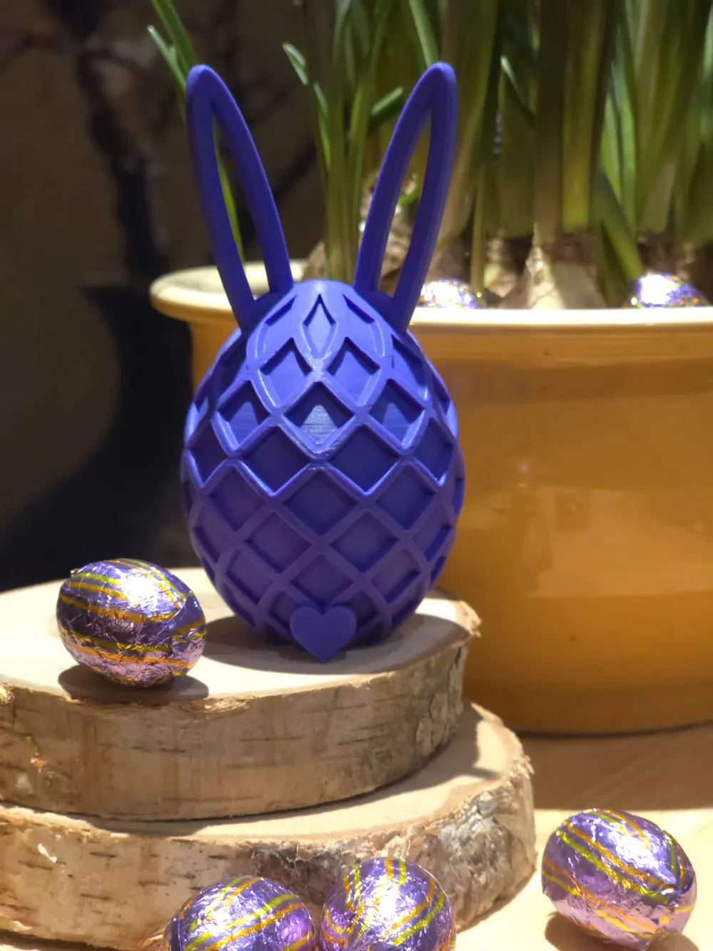 Easter egg bunny - Spring Decor - Free 3D Print Model - MakerWorld