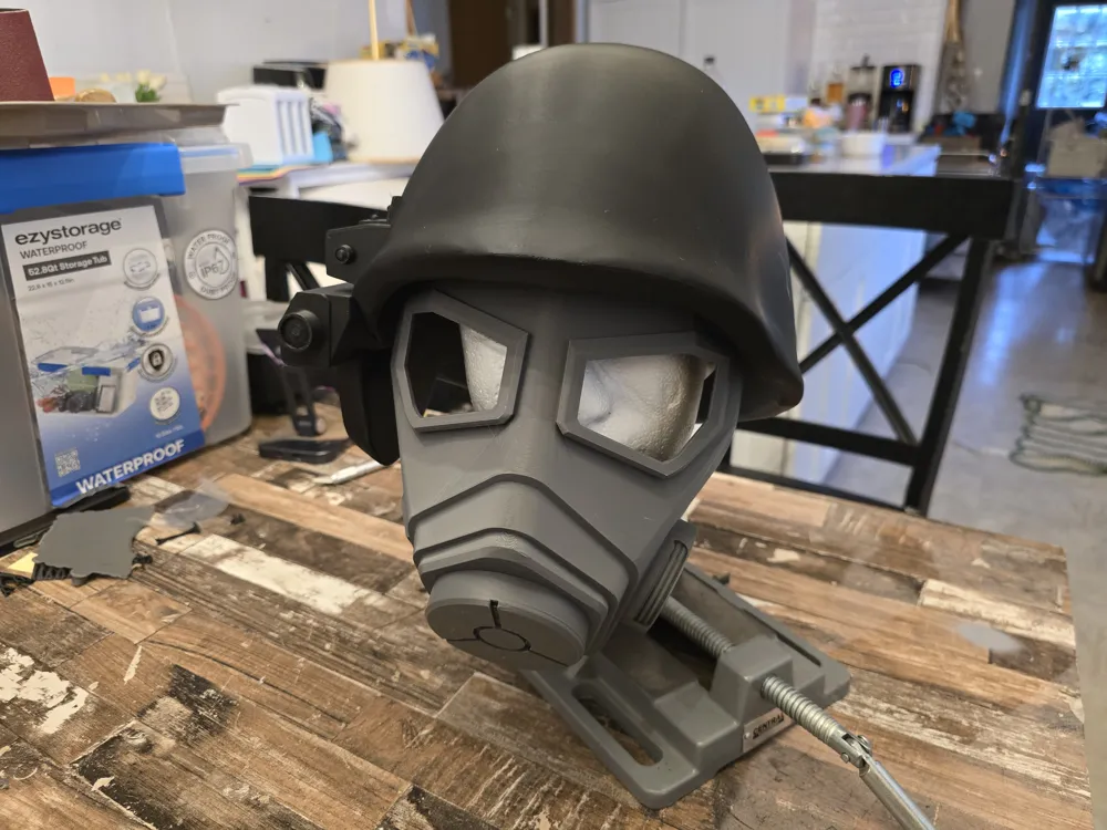 Fallout New Vegas NCR Mask and Helmet - Free 3D Print Model - MakerWorld