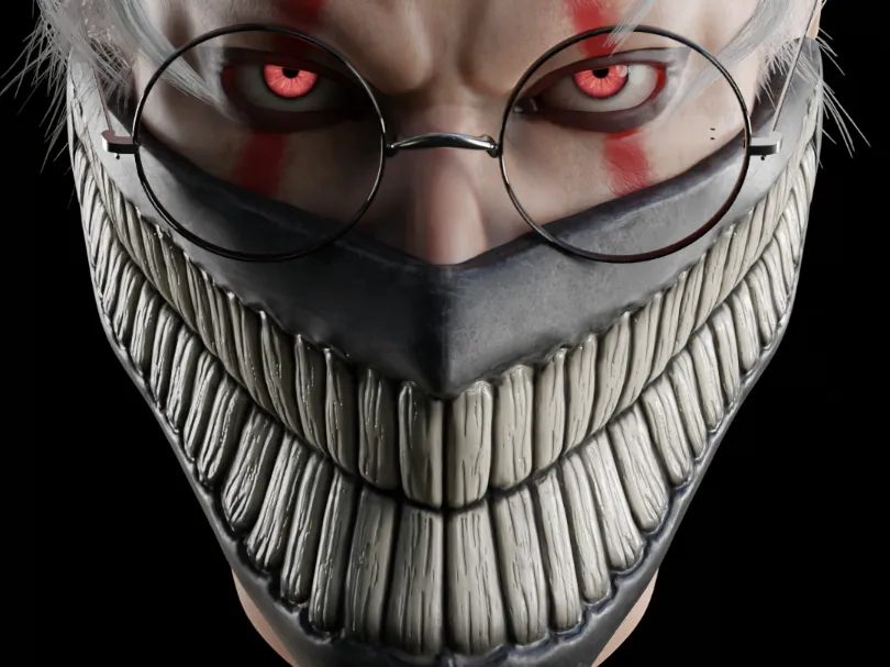 Dandadan Okarun Mask - Free 3D Print Model - MakerWorld