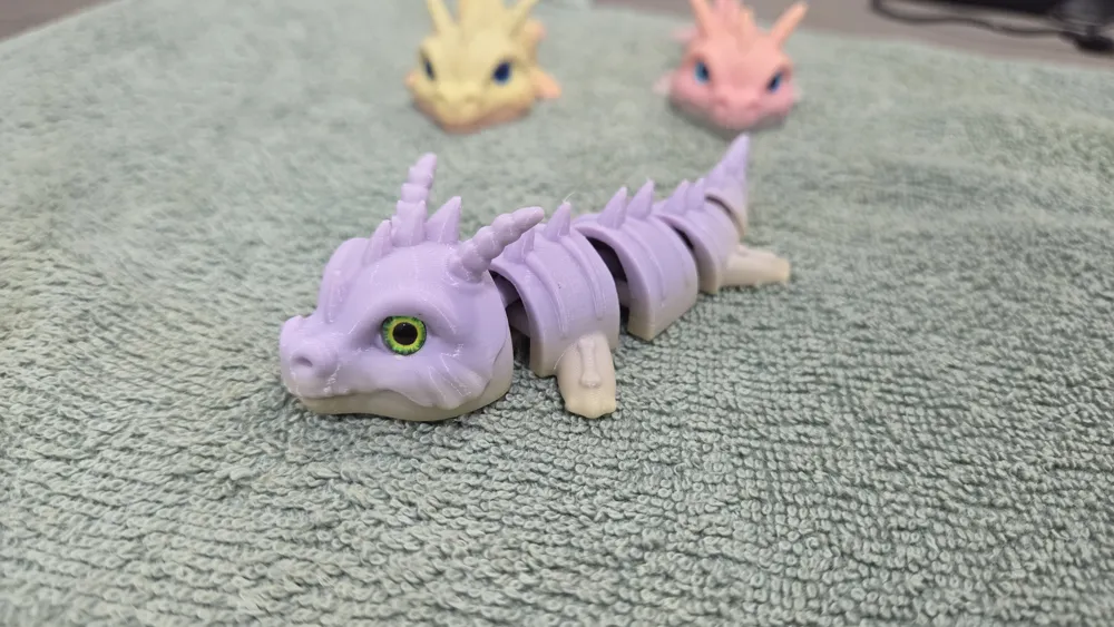 Bone Dragon keychain - glass eye compatible - Free 3D Print Model ...
