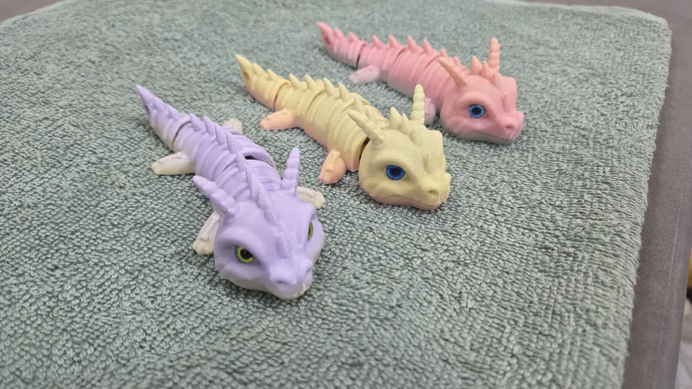 Bone Dragon keychain - glass eye compatible - Free 3D Print Model ...