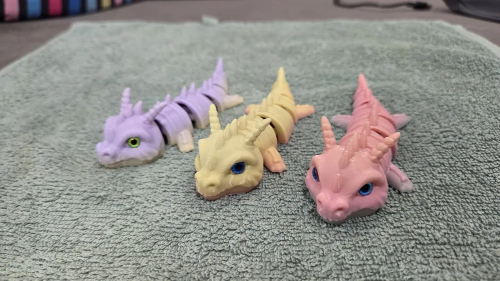 Bone Dragon keychain - glass eye compatible - Free 3D Print Model ...