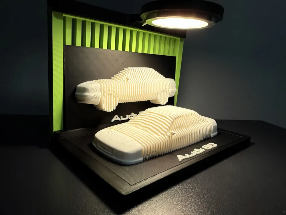 Audi 80 (B4) Layered Car model! by ShapeShift 3D Creations MakerWorld ...