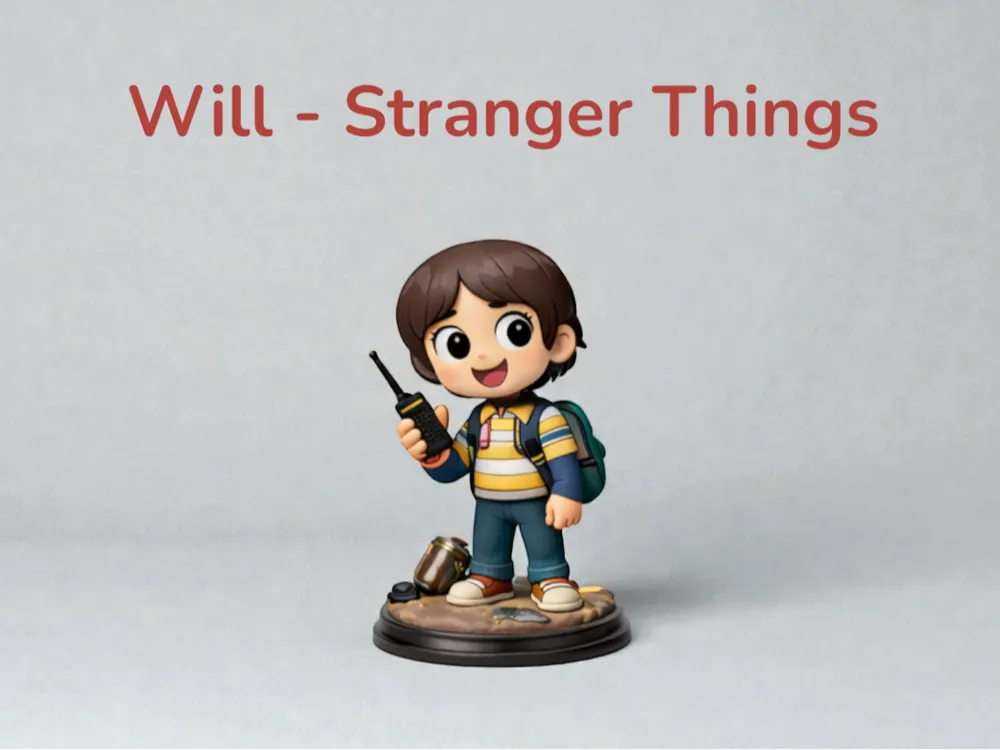 Figure Will – Stranger Things - Free 3D Print Model - MakerWorld