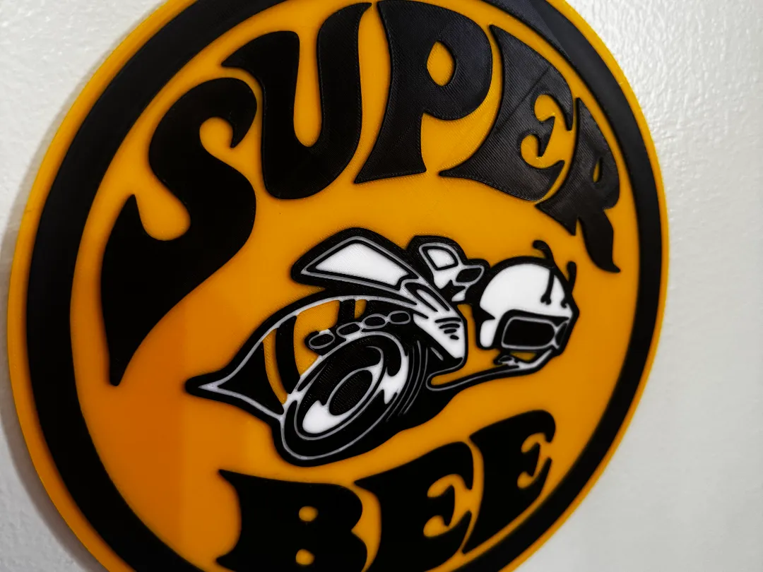 Super Bee Logo/Sign - Free 3D Print Model - MakerWorld