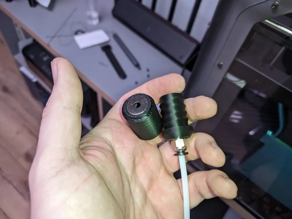 Bambu Lab P1P Filament Guide with Magnet Connector and Filament Cleaner ...