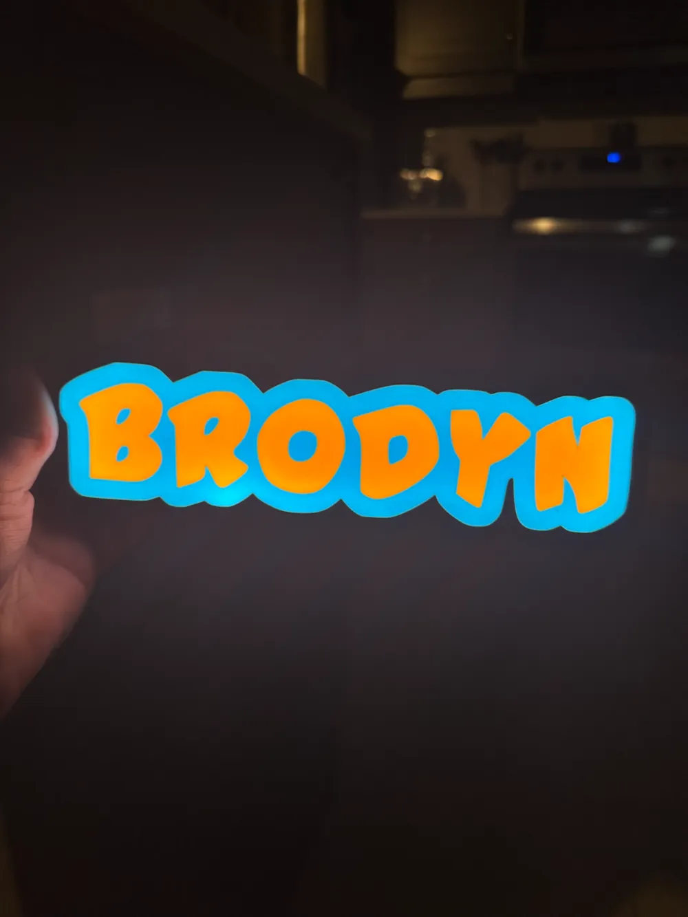 Brodyn Name Light Box by DylansLightBoxes - MakerWorld