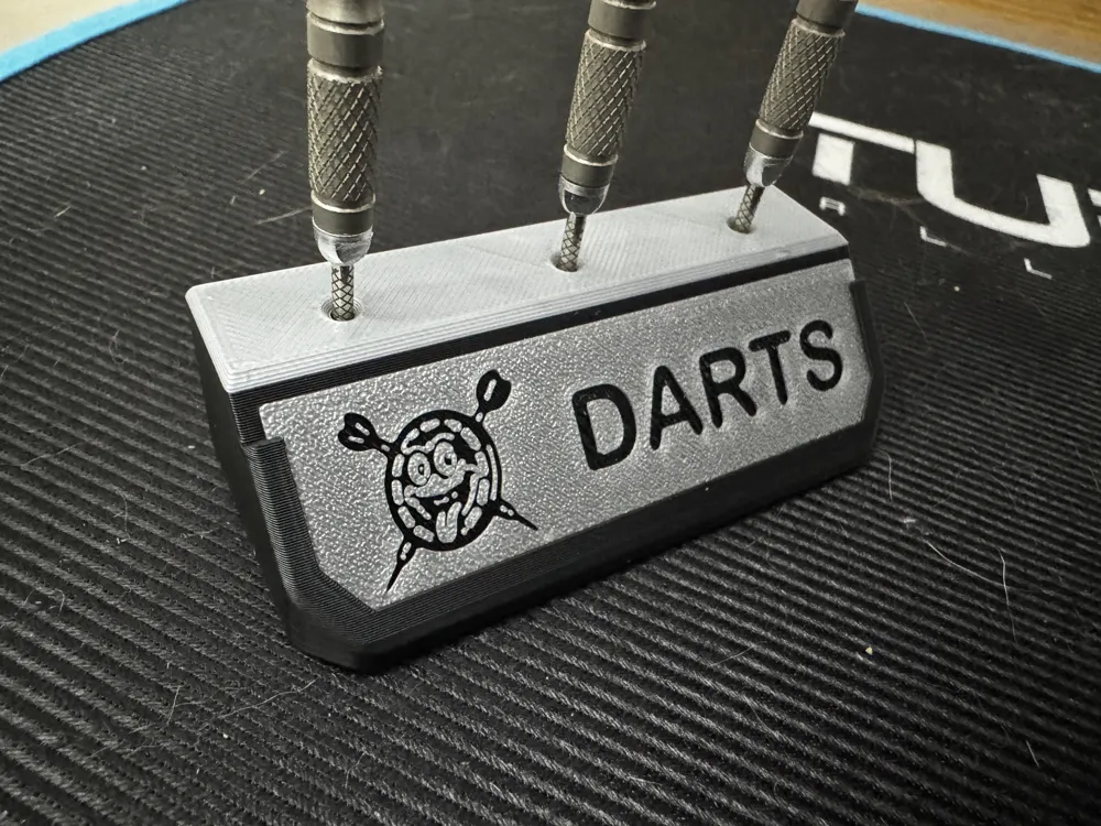 Darts Stand with Interchangeable Plates - Free 3D Print Model - MakerWorld