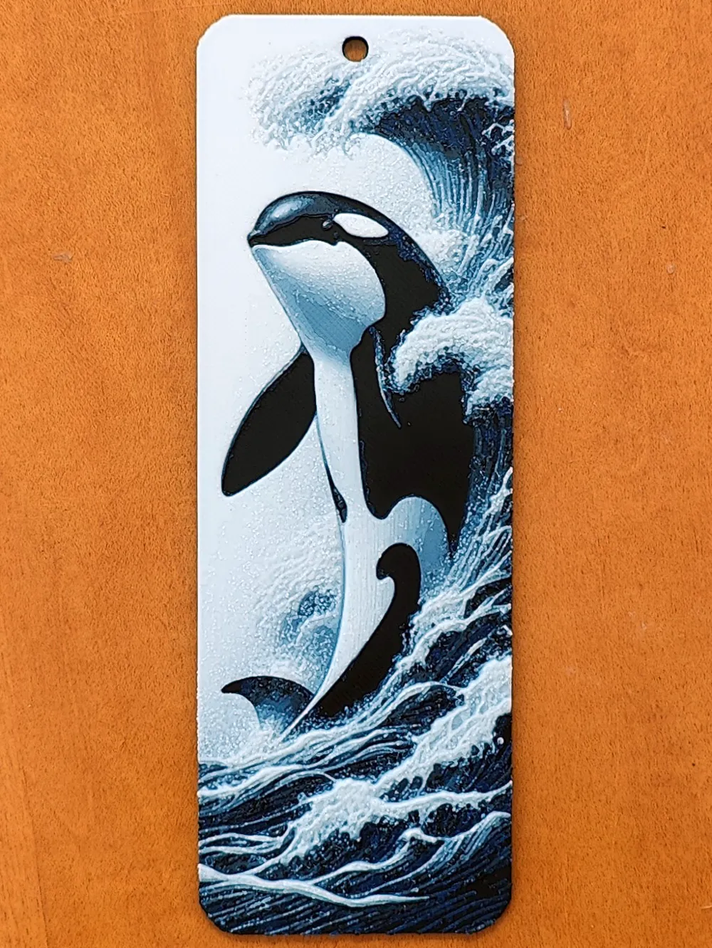 Orca - Killer Whale Bookmark - Hueforge by Sarge MakerWorld: Download ...