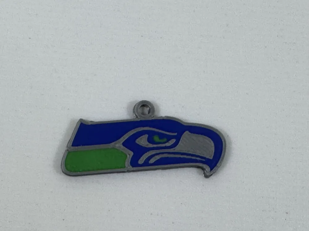 Seattle Seahawks Earrings - Free 3D Print Model - MakerWorld