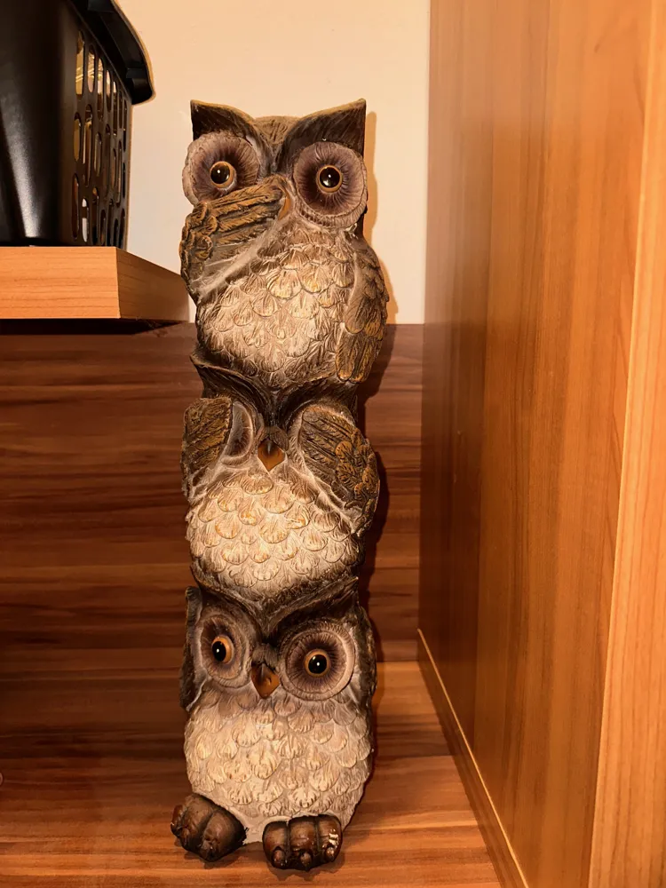 3D Scan Owl see no evil hear no evil speak no evil - Free 3D Print ...