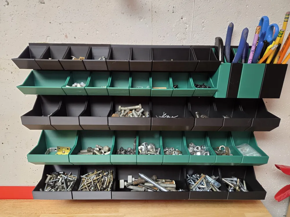 French Cleat Wall Storage and Org - Cups - Free 3D Print Model - MakerWorld