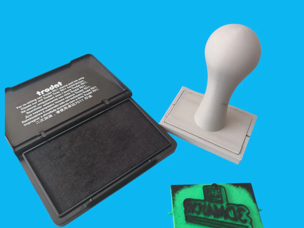 Customizable Ink Stamp by redox44 MakerWorld: Download Free 3D Models