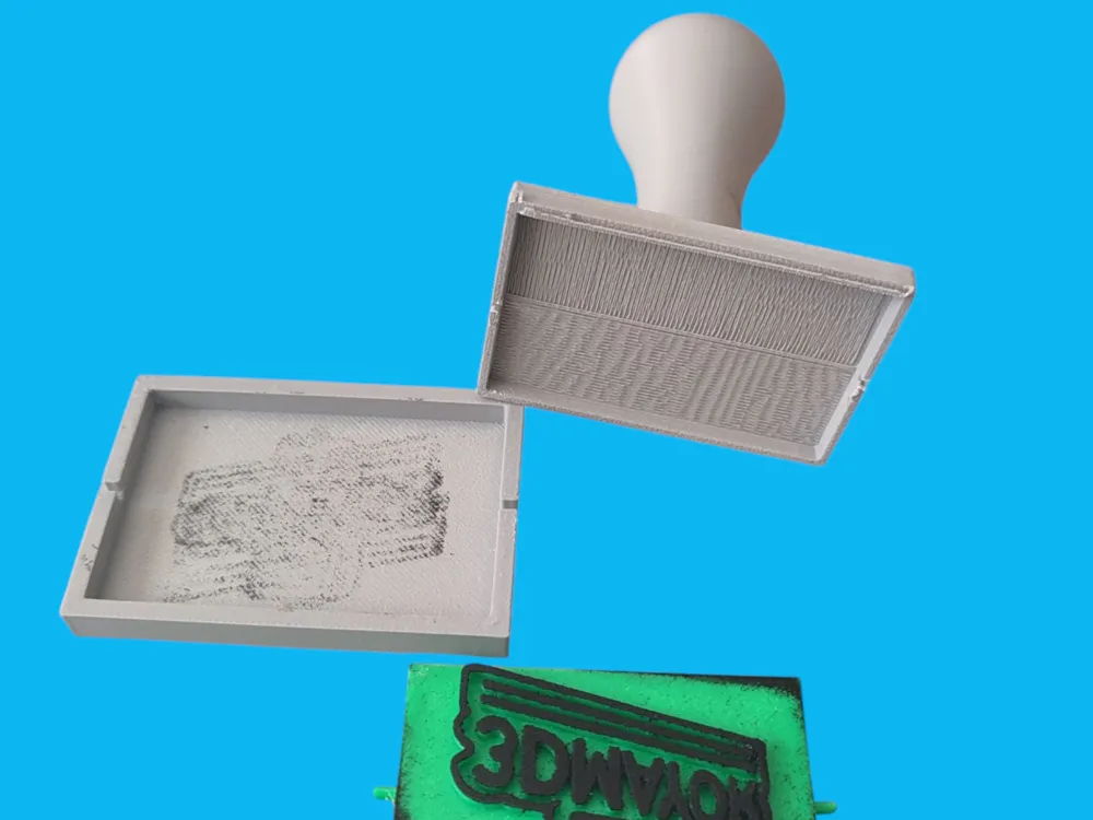 Customizable Ink Stamp by redox44 MakerWorld: Download Free 3D Models