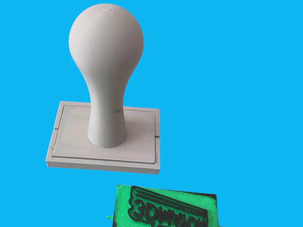 Customizable Ink Stamp - Free 3D Print Model - MakerWorld