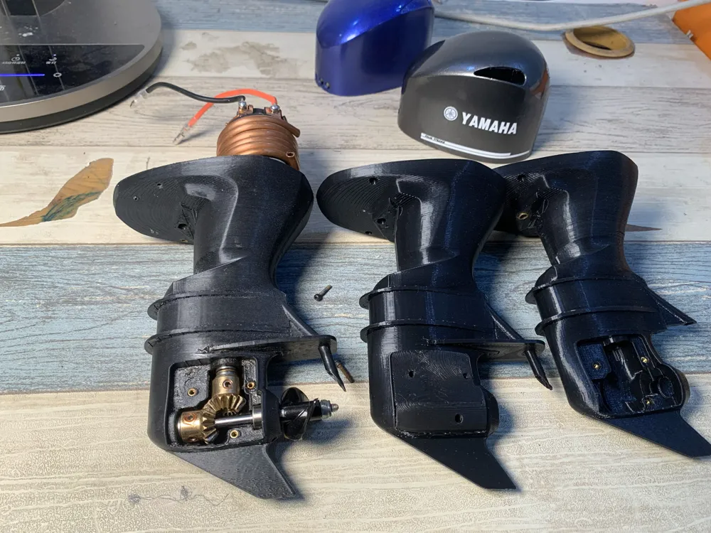 RC Boat Outboard Motor & Propulsion System - Free 3D Print Model ...