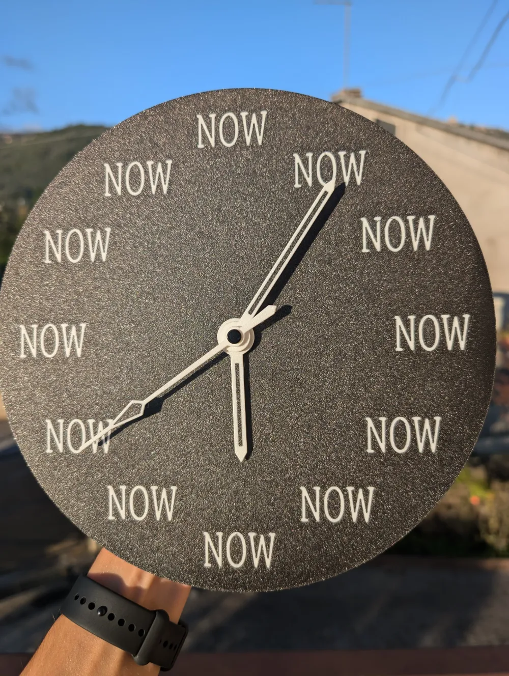 Now O'Clock / Motivational Clock [Clock Kit-MH011] by EArtisans - MakerWorld