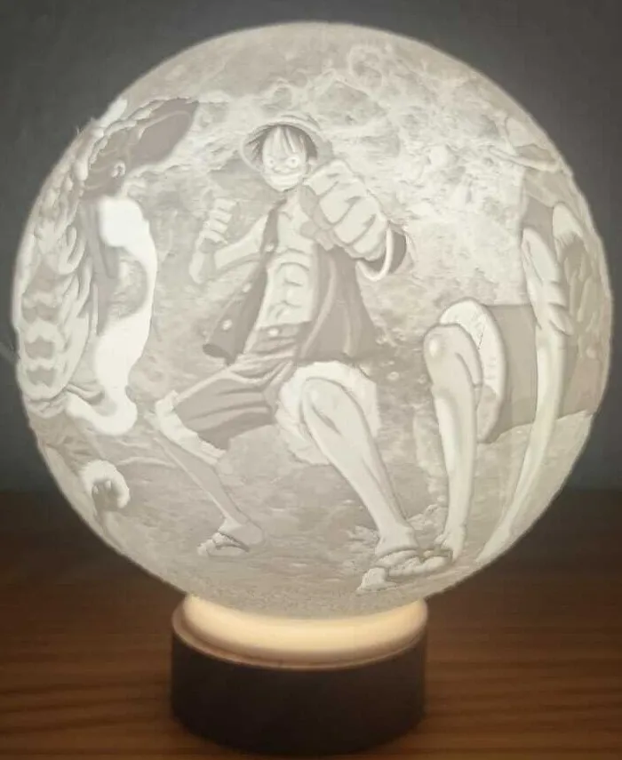 LITHOPHANE SPHERE One Piece by Litolunar - MakerWorld