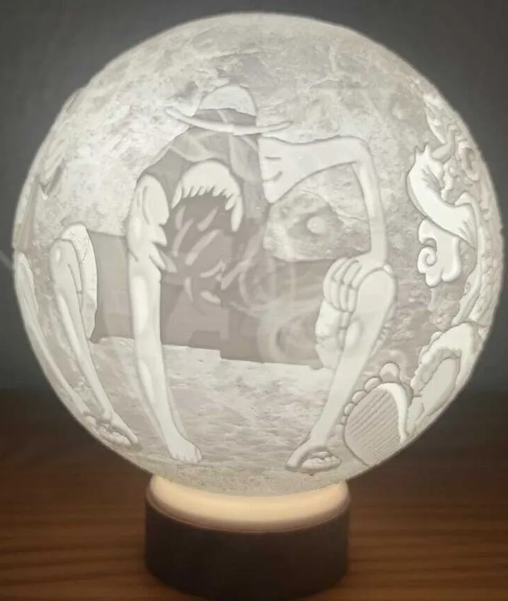 LITHOPHANE SPHERE One Piece by Litolunar - MakerWorld
