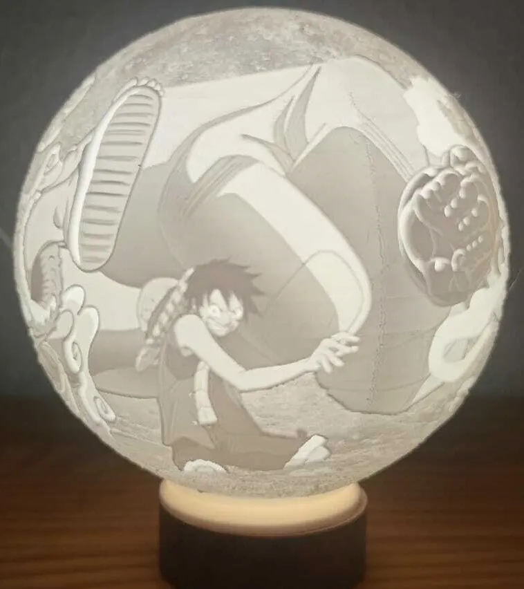 LITHOPHANE SPHERE One Piece by Litolunar - MakerWorld