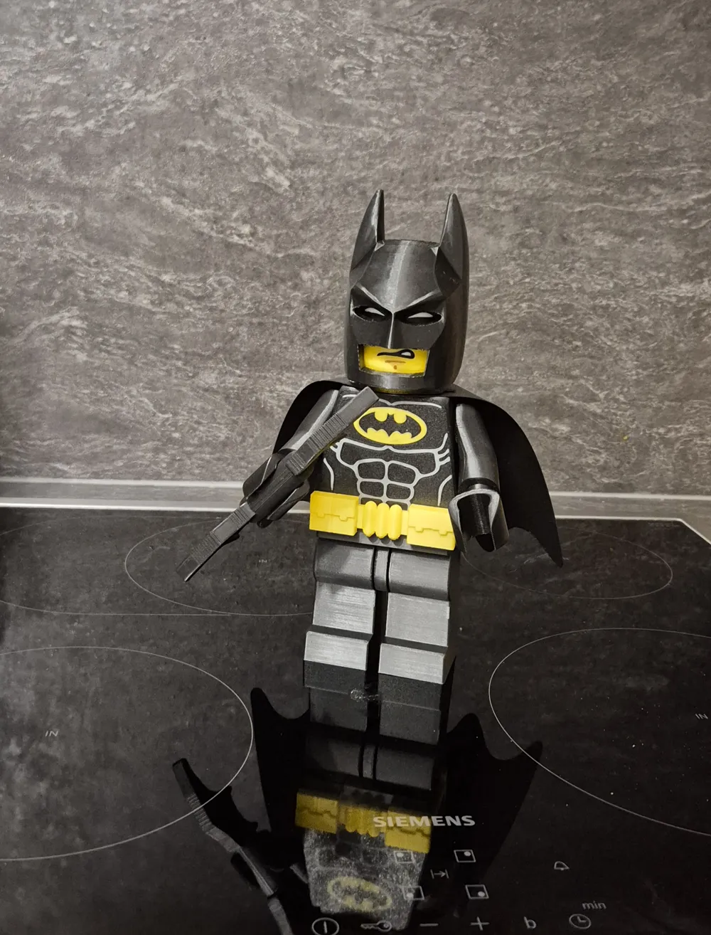 Brick Man Batman 500% - Free 3D Print Model - MakerWorld