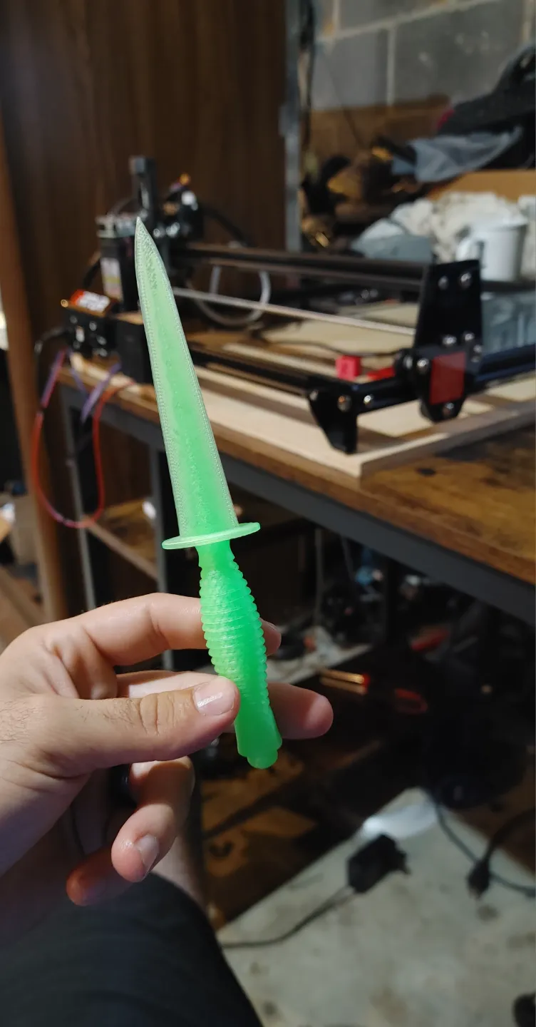 Small Commando Dagger - Free 3D Print Model - MakerWorld