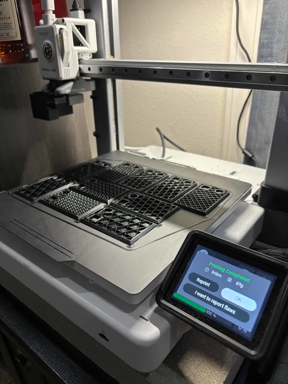 Infill Testing on Filament Testing Swatch by drewp393 - MakerWorld